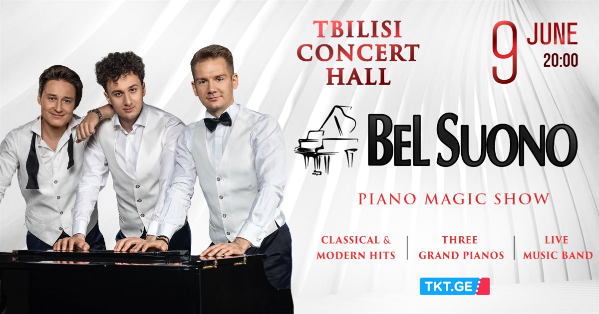 Three Grand Piano Show Bel Suono | TKT.GE