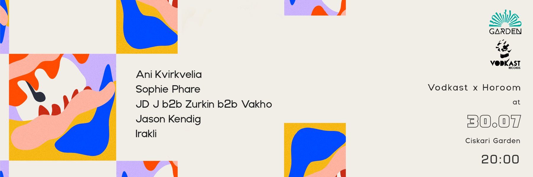 Ciskari Garden: Vodkast x Horoom | TKT.GE